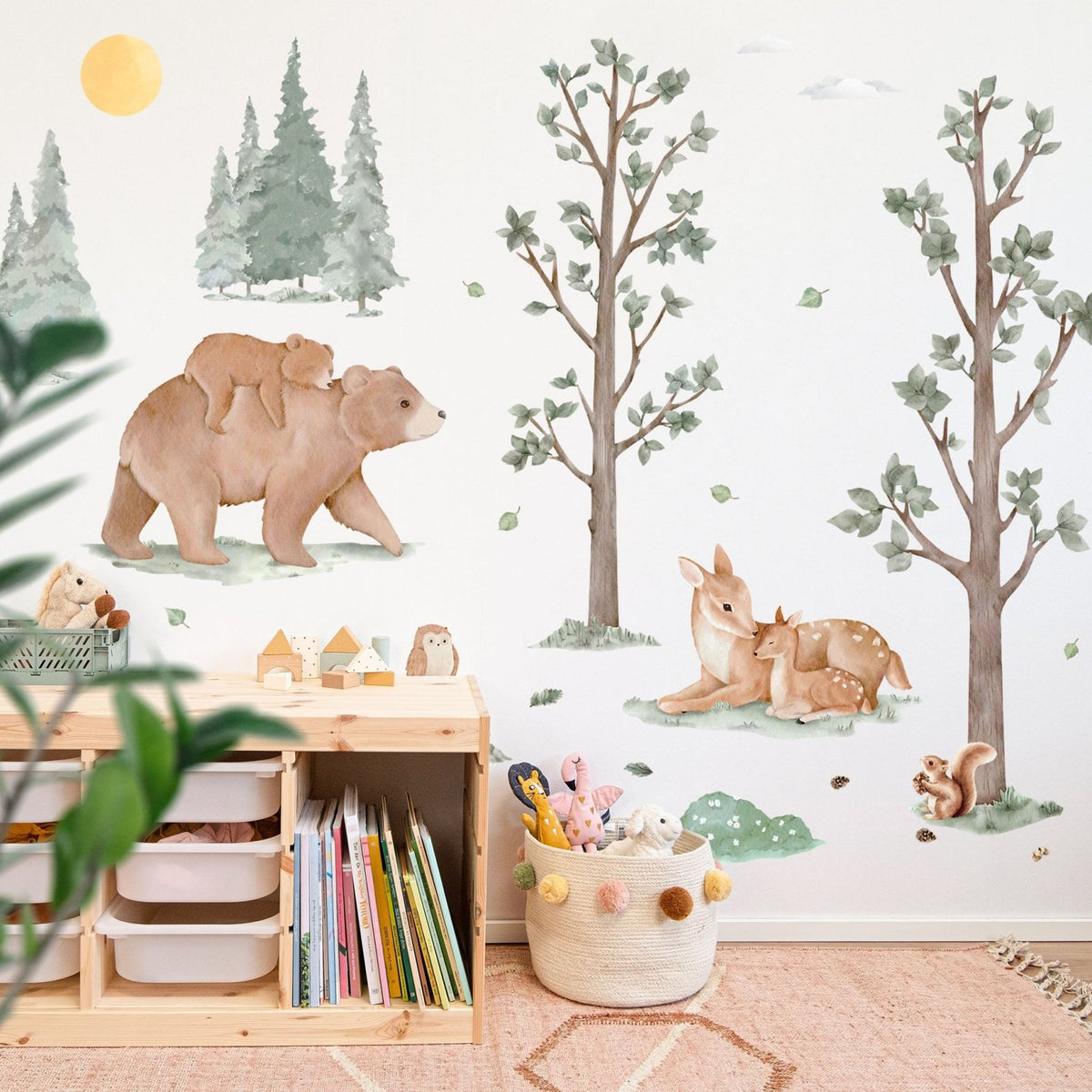 Transform Kids' Rooms with our Forest Wall Decals, plastic-free kids ...