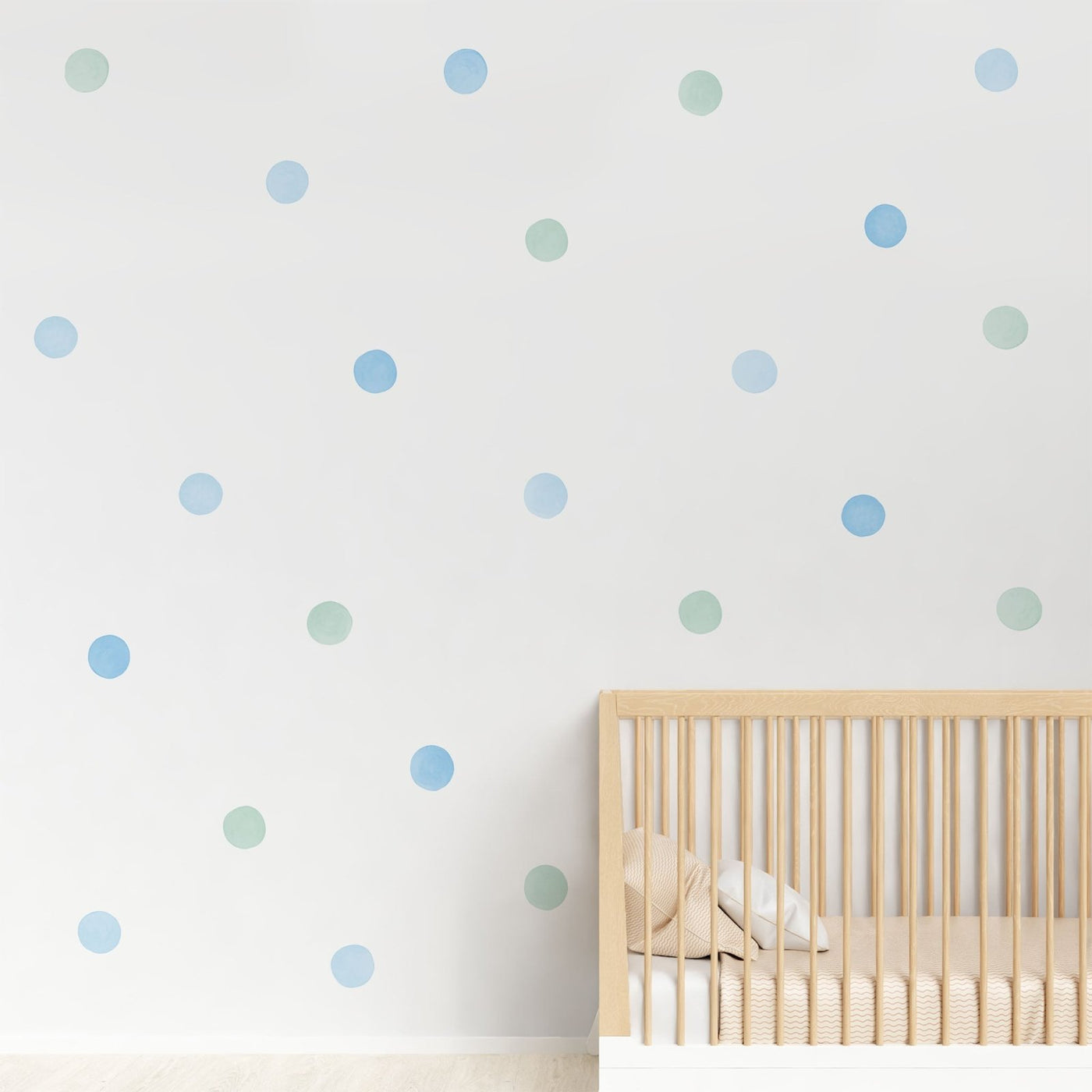 Colourful Polka Dot wall stickers, plastic-free and matte — Made of Sundays