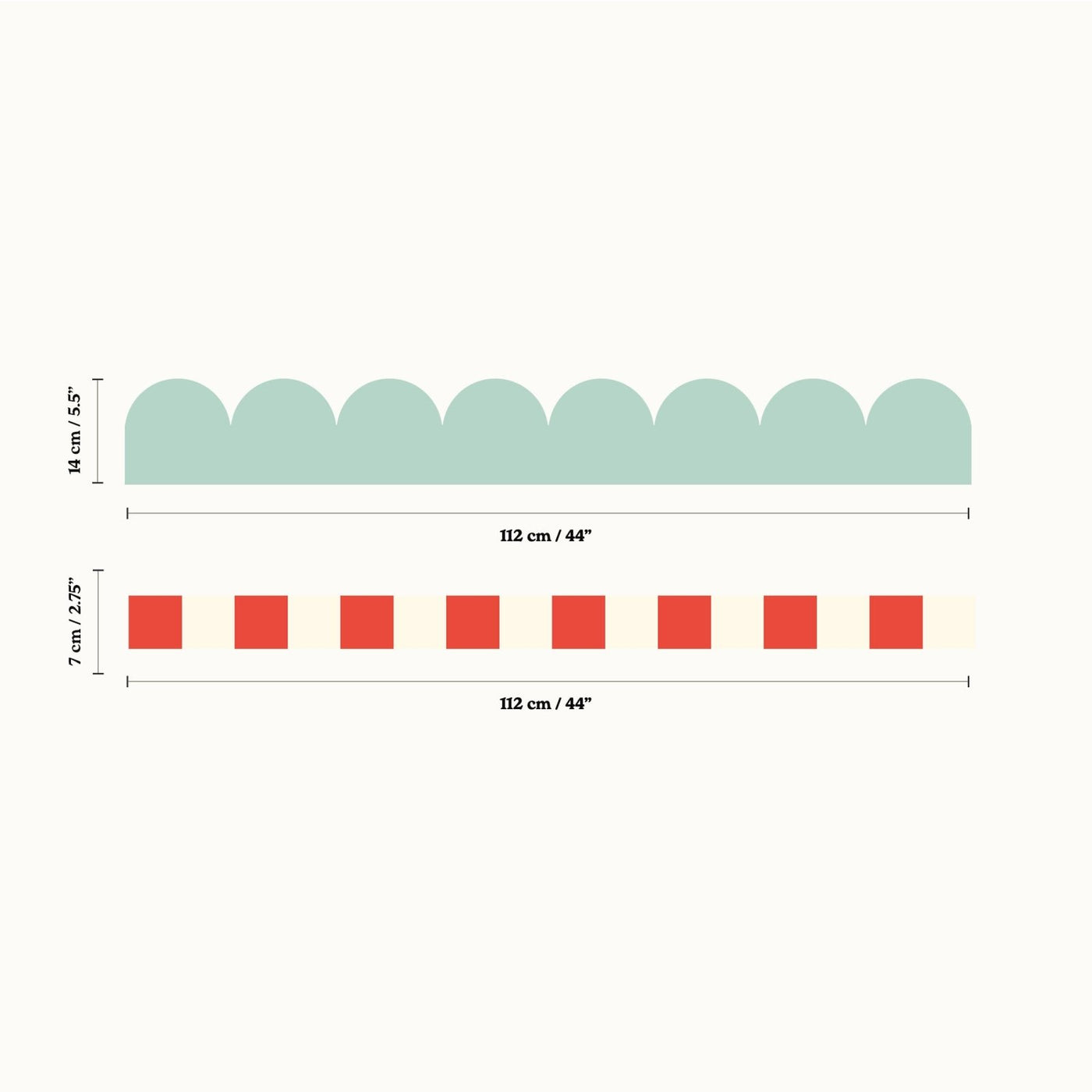 Bespoke Peel & Stick Wallpaper Strip - Made of Sundays