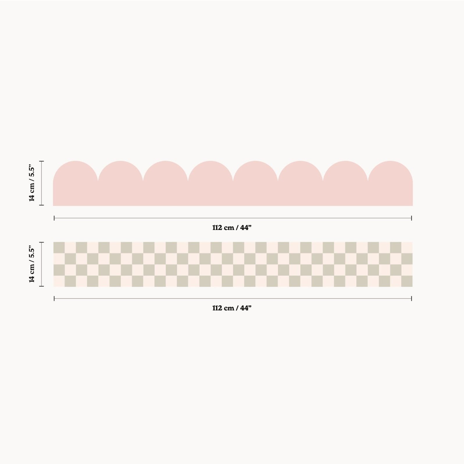 Bespoke Peel & Stick Wallpaper Borders - Made of Sundays