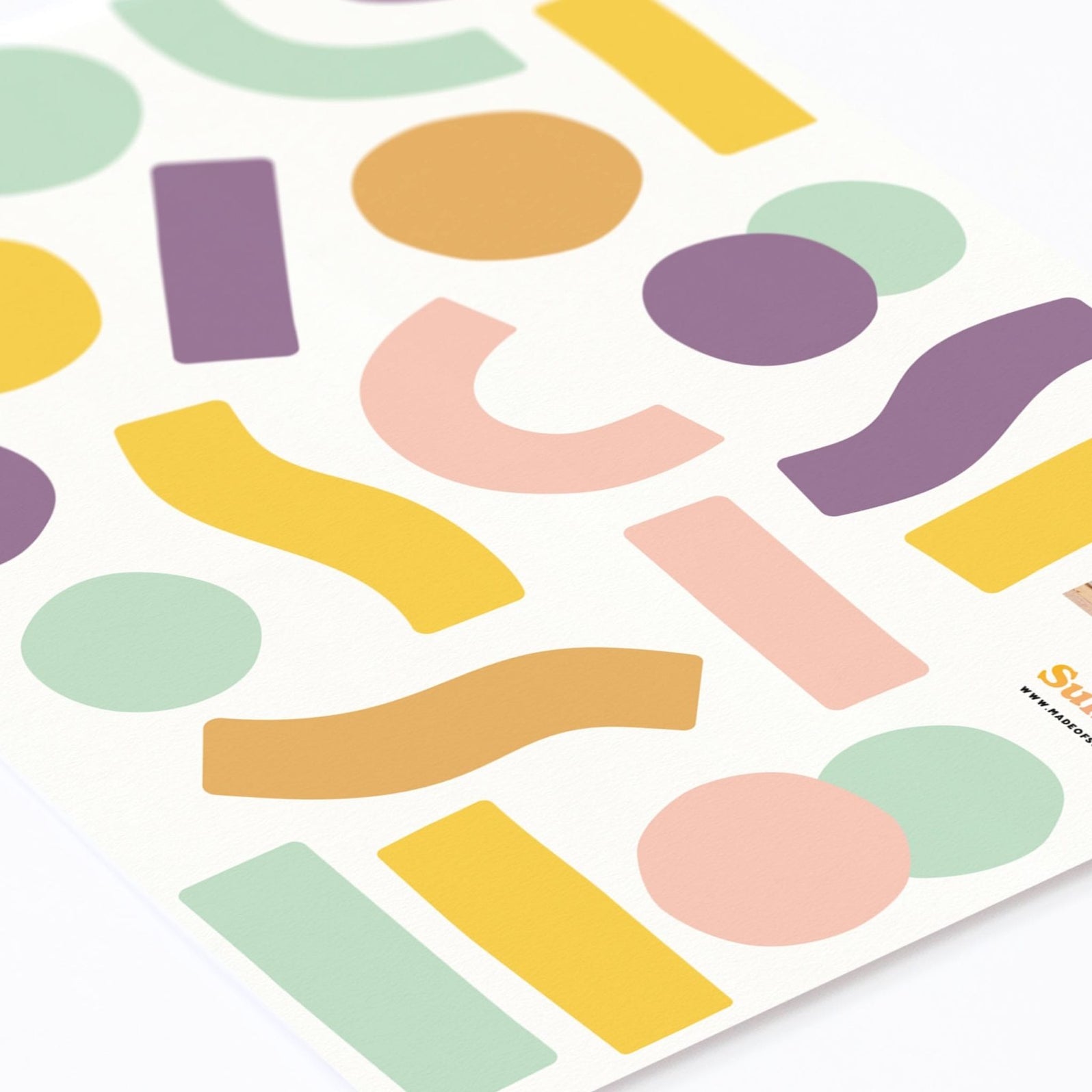 Confetti wall stickers, colourful wall decals for happy homes — Made of ...