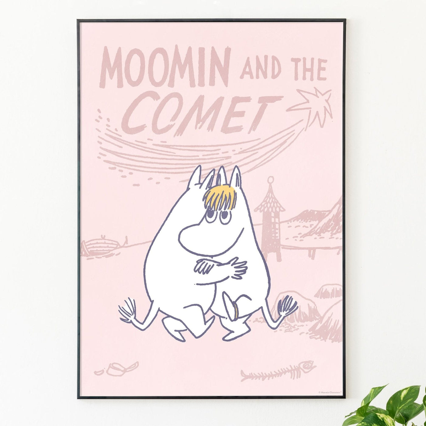 Moomin and the Comet, Moomin Comics Poster — Made of Sundays