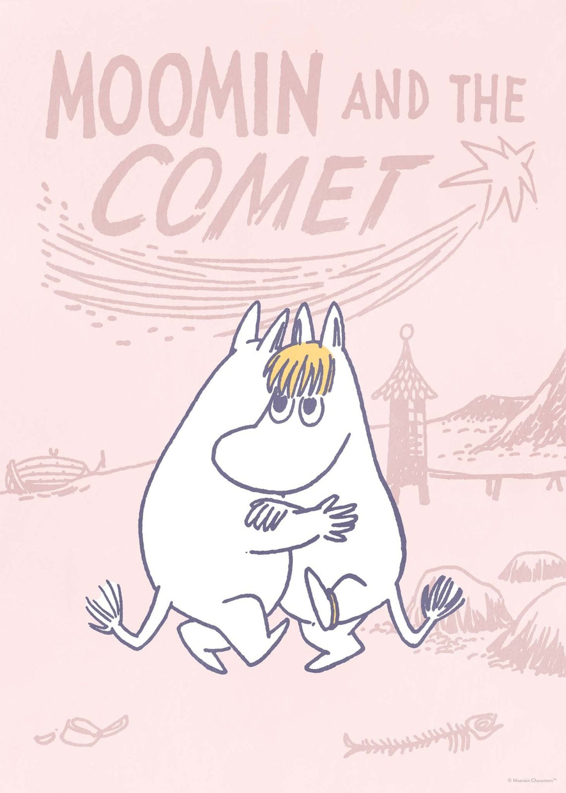 Moomin and the Comet, Moomin Comics Poster — Made of Sundays