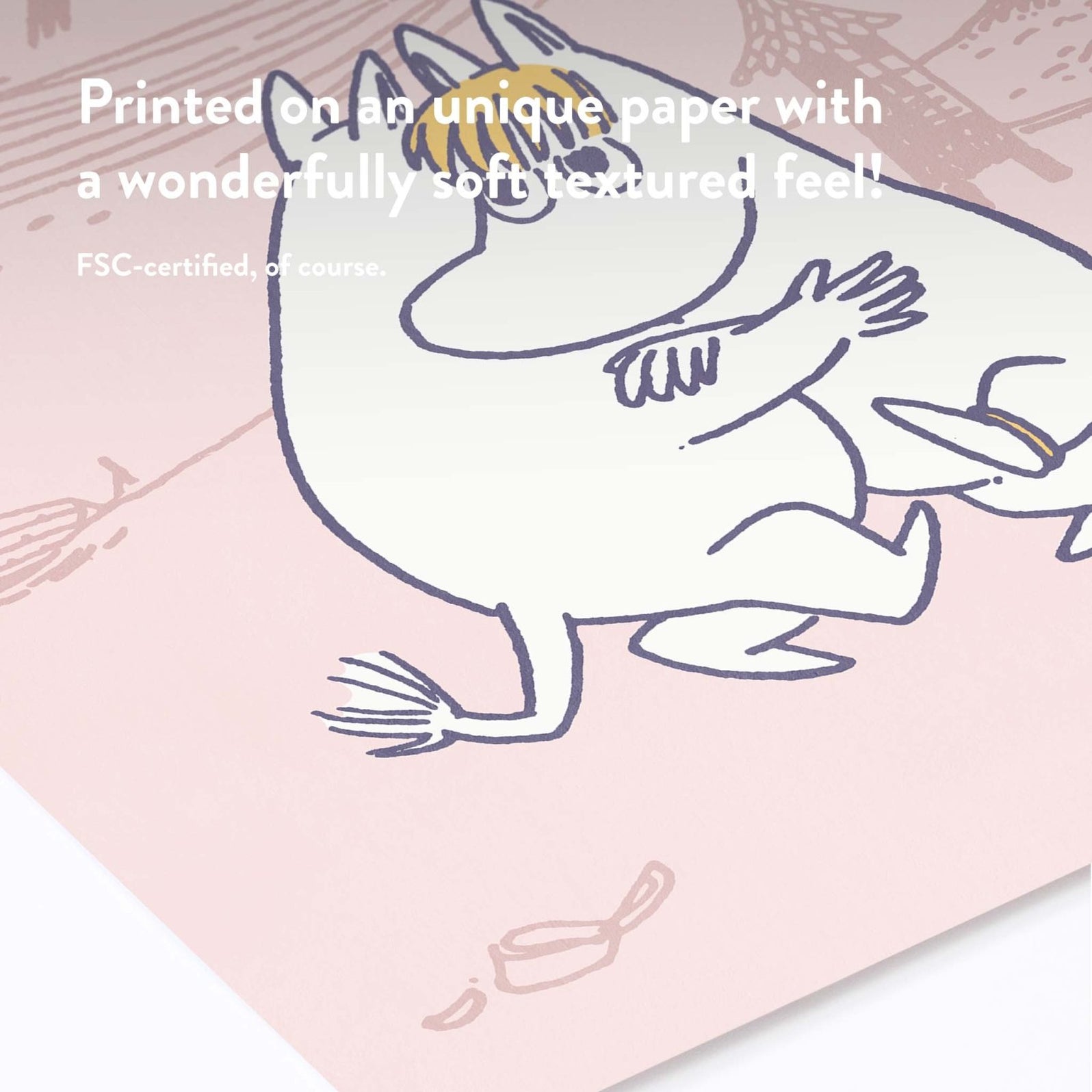 Moomin and the Comet, Moomin Comics Poster — Made of Sundays