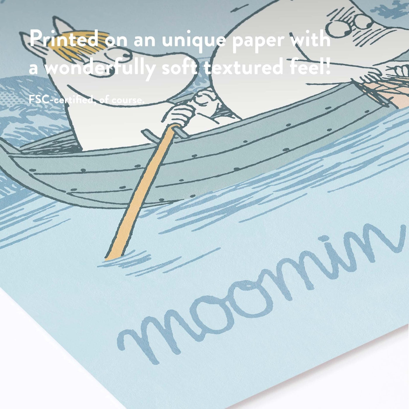 Moomin and the Sea, Moomin Comics Poster — Made of Sundays