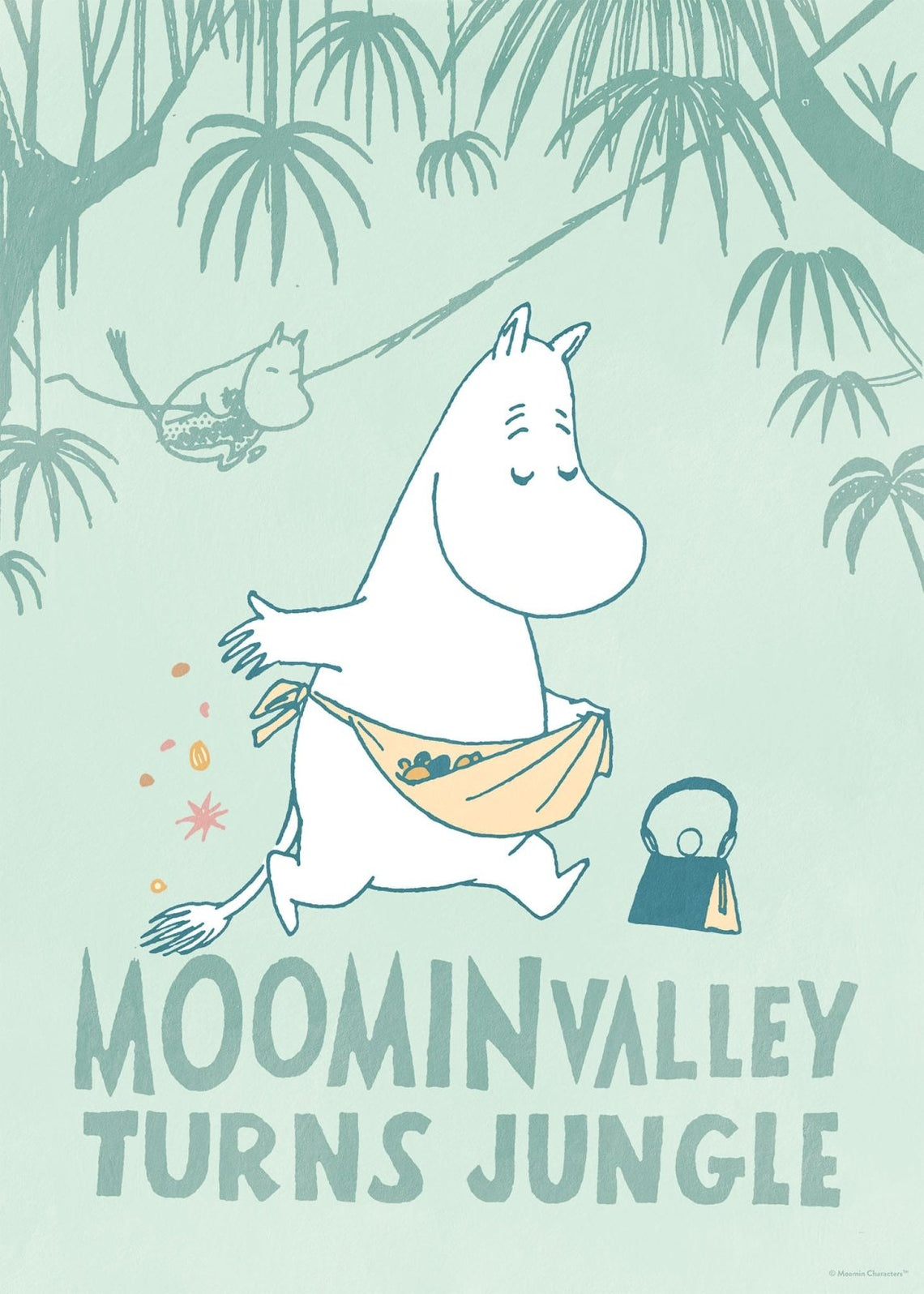 Moominvalley turns Jungle, Moomin Comics Poster — Made of Sundays