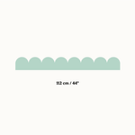 Large Scalloped Border Wallpaper, easy peel and stick scallops — Made ...