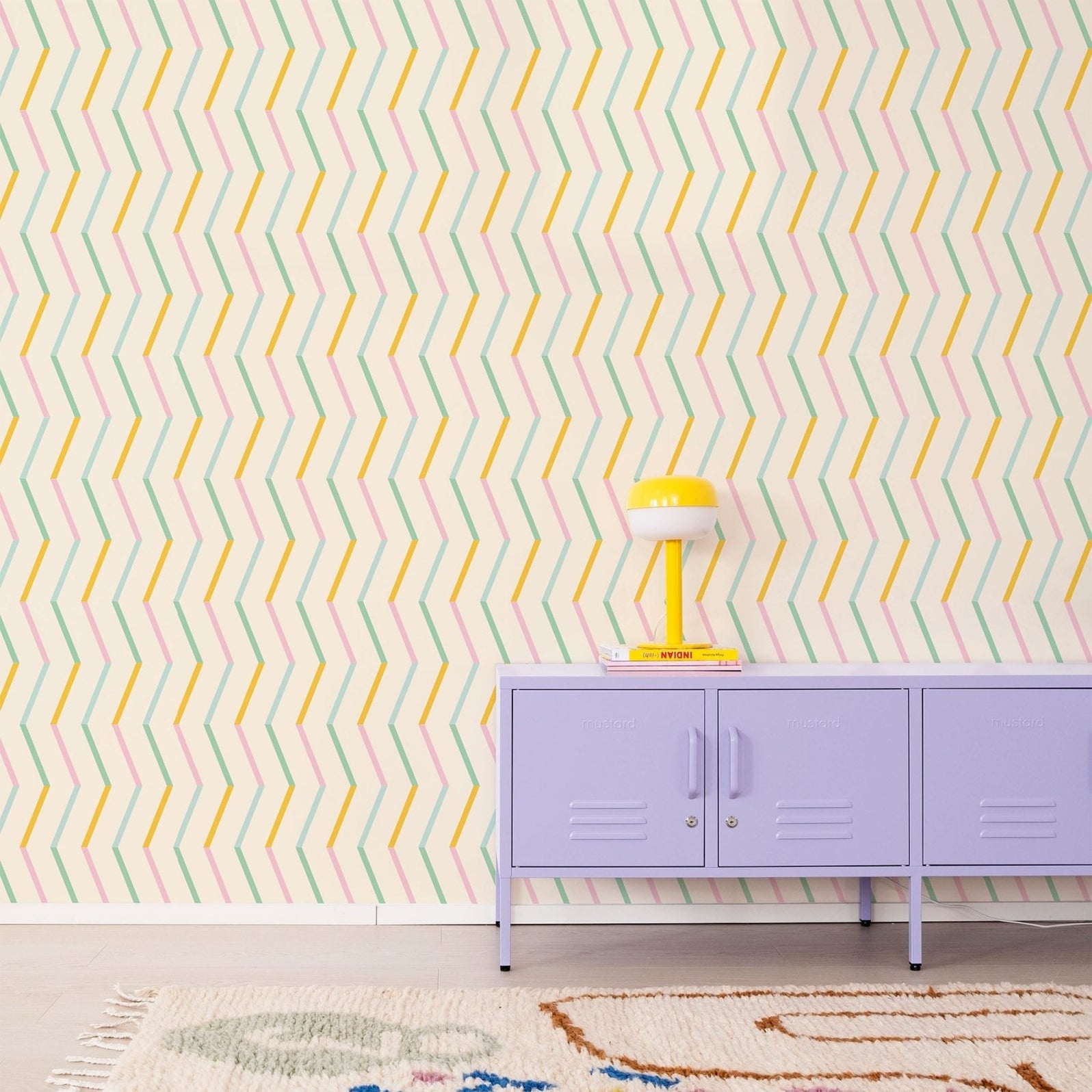 Simple Lines Wallpaper, geometric pastel wallpaper for awesome homes ...