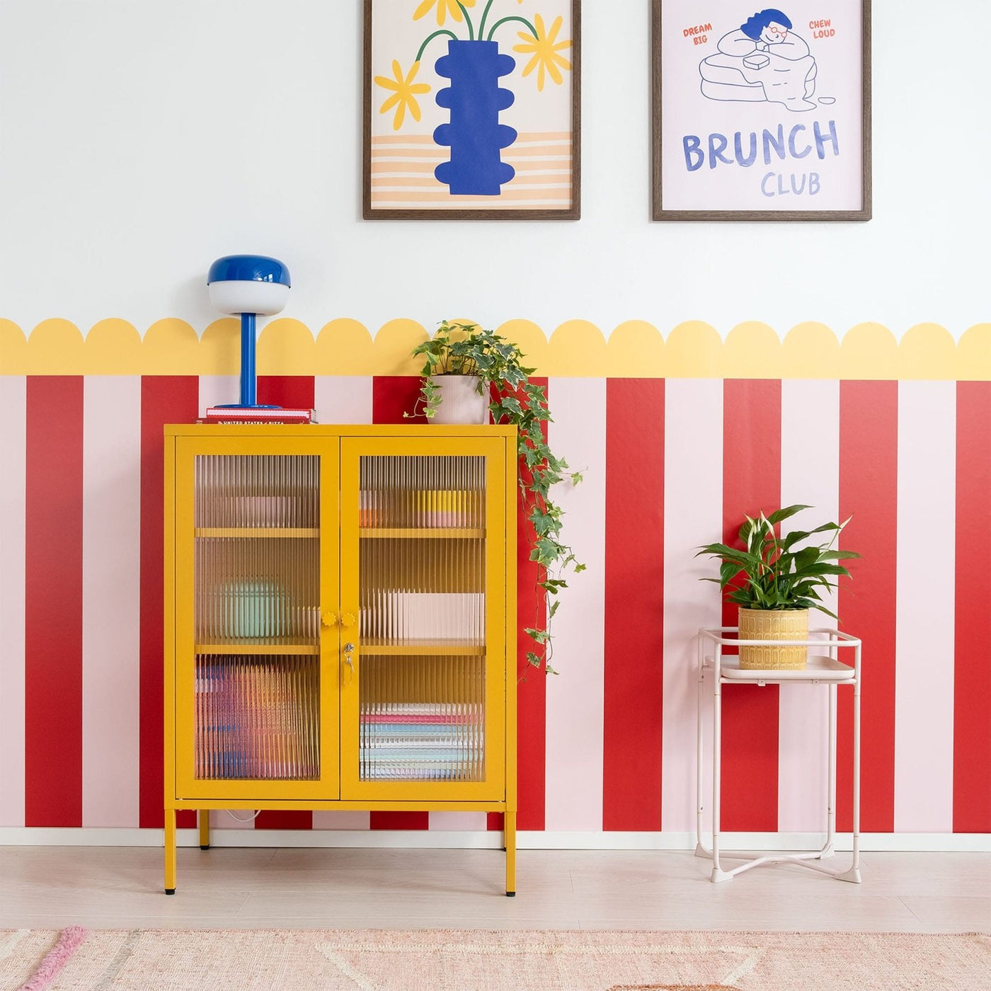 Bespoke Striped Wallpaper, create your own peel and stick wallpaper ...