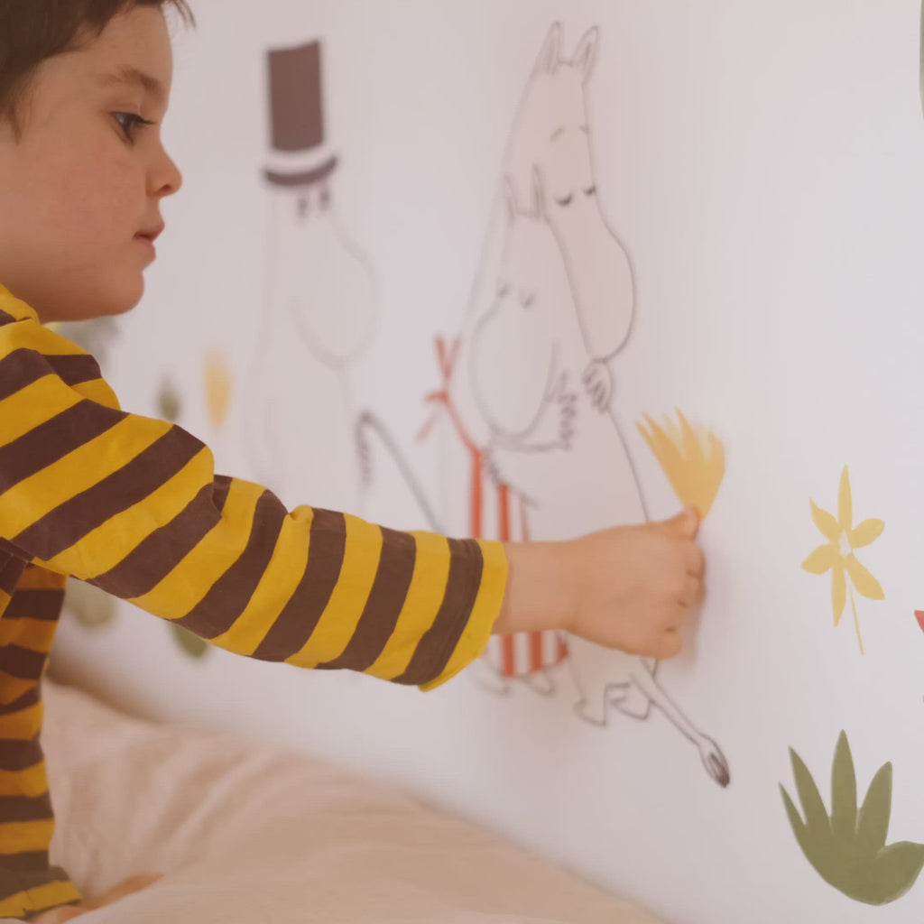 Moomin Wall Stickers and Posters, plastic-free and easy to install ...