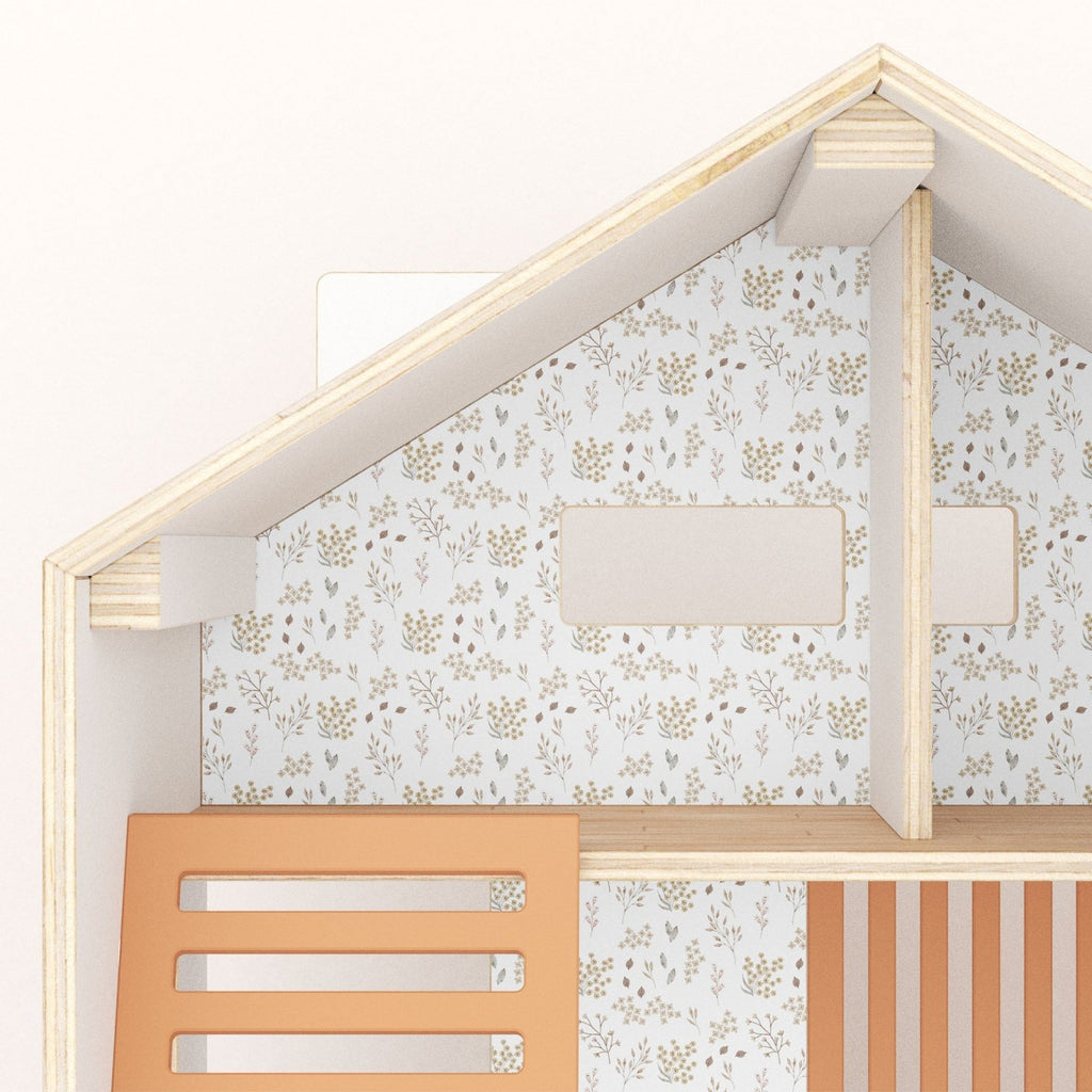 Peel & Stick Dollhouse Wallpaper for dollhouses, room boxes and ...