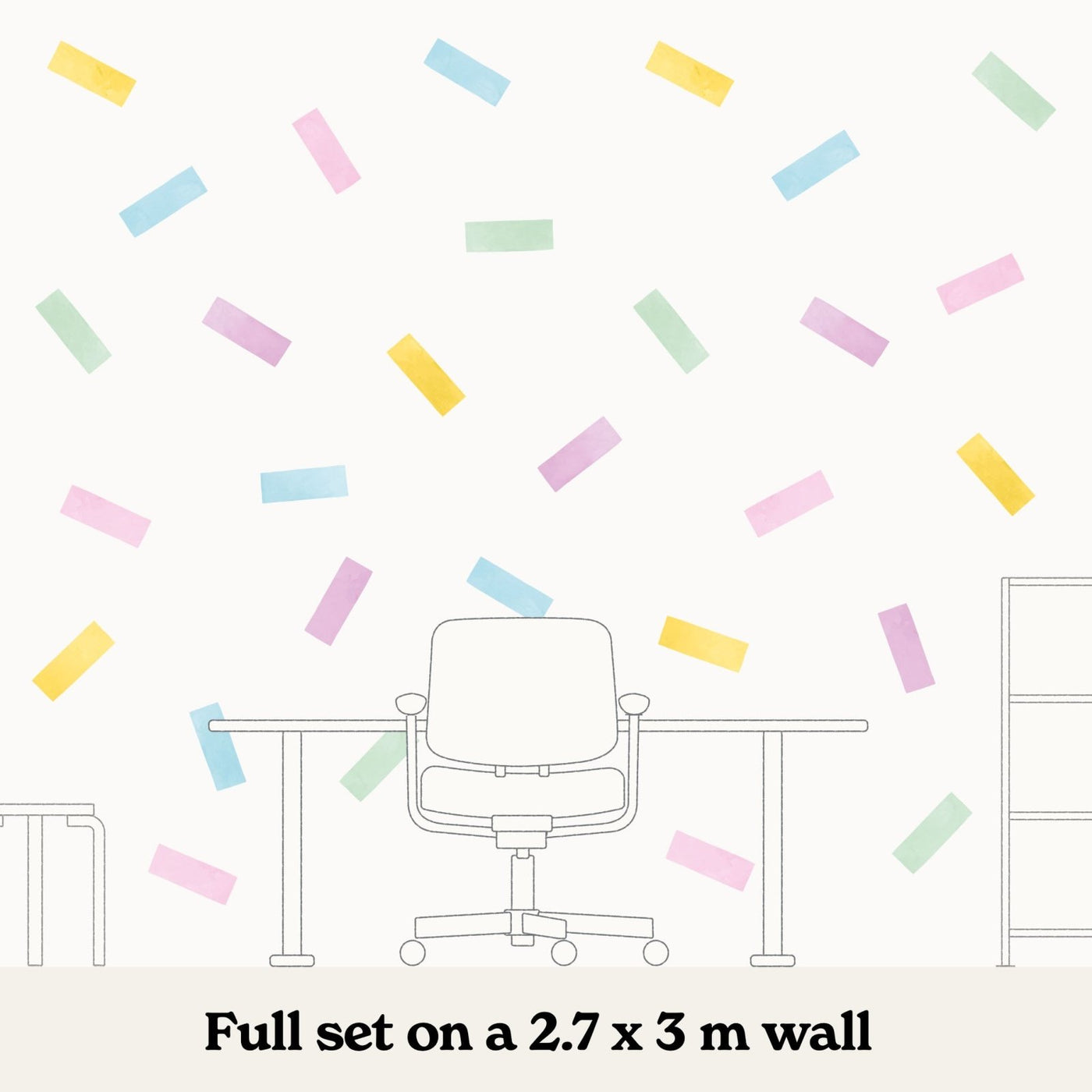 Delicious pastel sprinkles wall decals for happy homes and offices ...