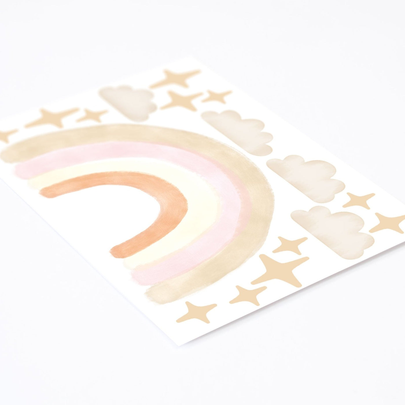 Boho Chic Rainbow decal in muted tones for neutral nursery decor — Made ...