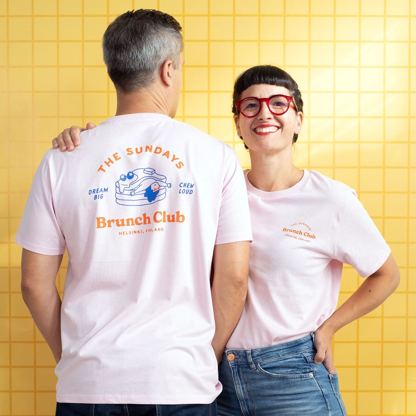 The Sundays Brunch Club T-shirt "Dream Big, Chew Loud" by Made of Sundays