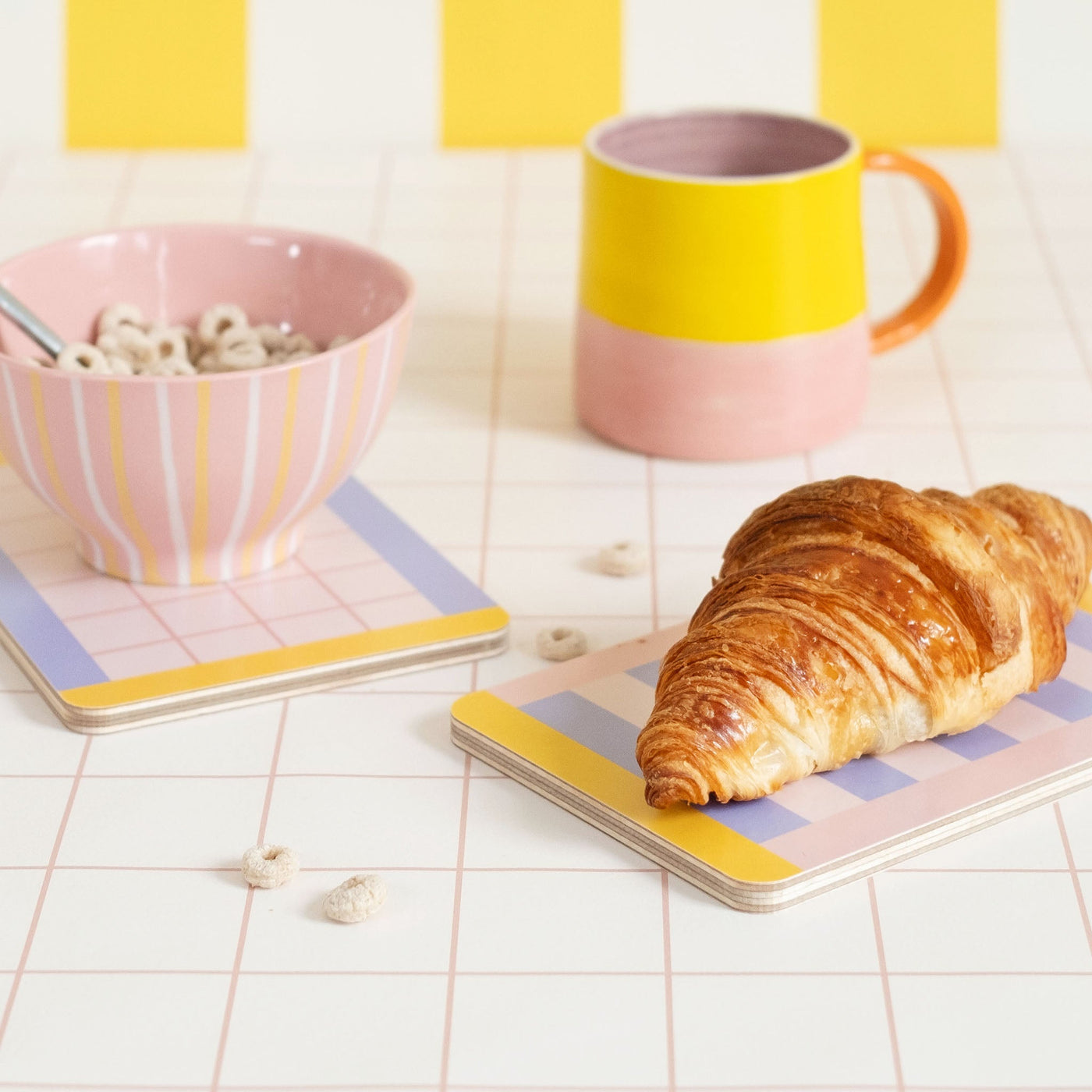 Wooden Brunch Serving Boards, Purple & Pink - Made of Sundays
