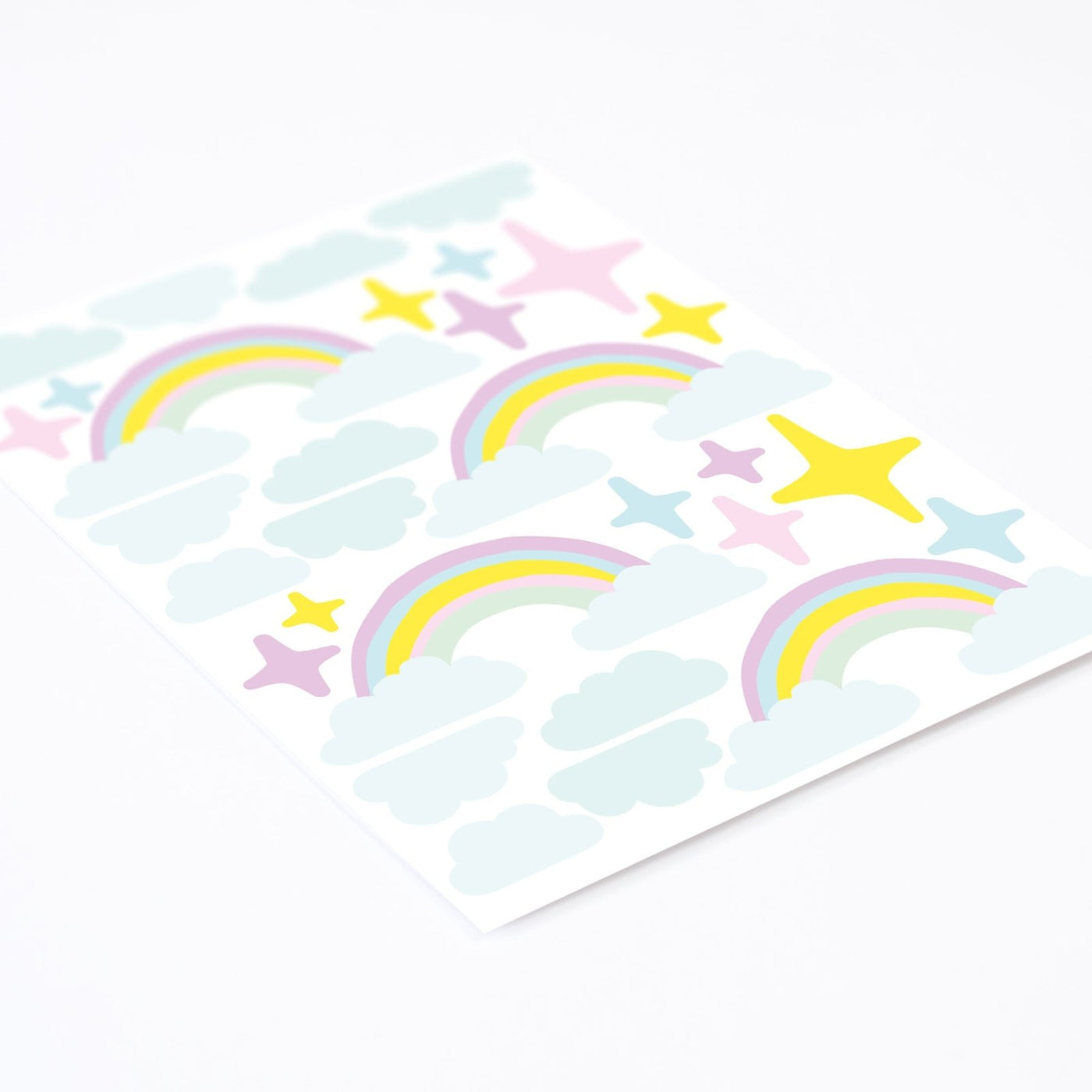 Pastel colored rainbow and star wall decals for happy homes — Made of ...