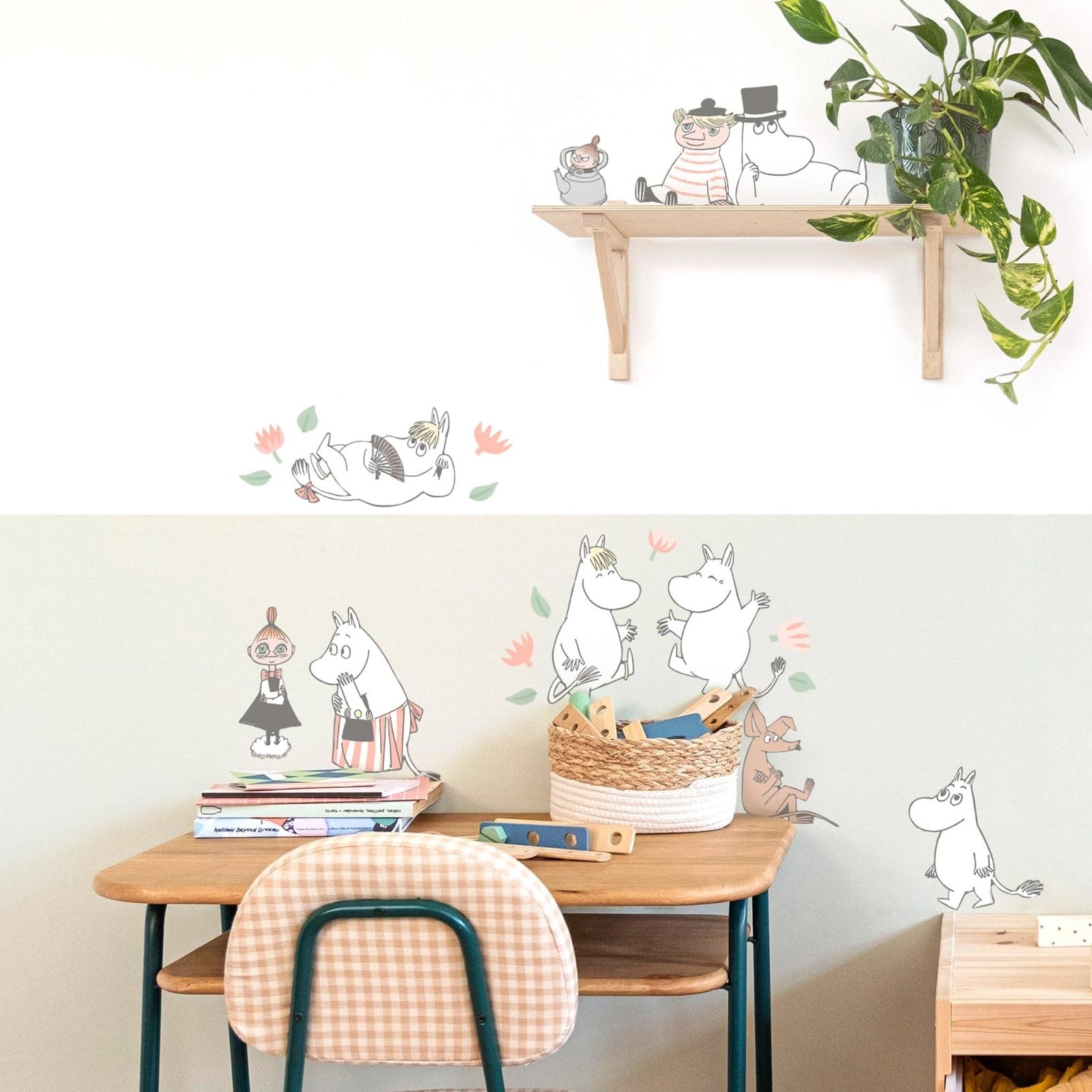 Moomin Wall Stickers and Posters, plastic-free and easy to install ...