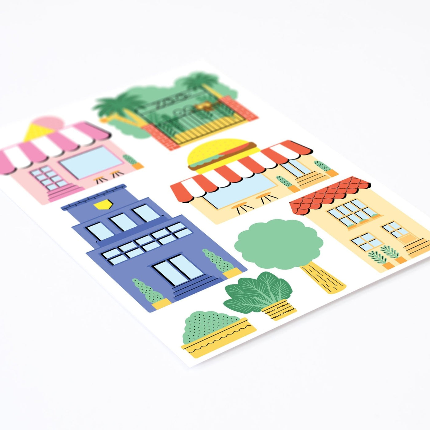 Colorful car wall decals for kids rooms and nurseries — Made of Sundays