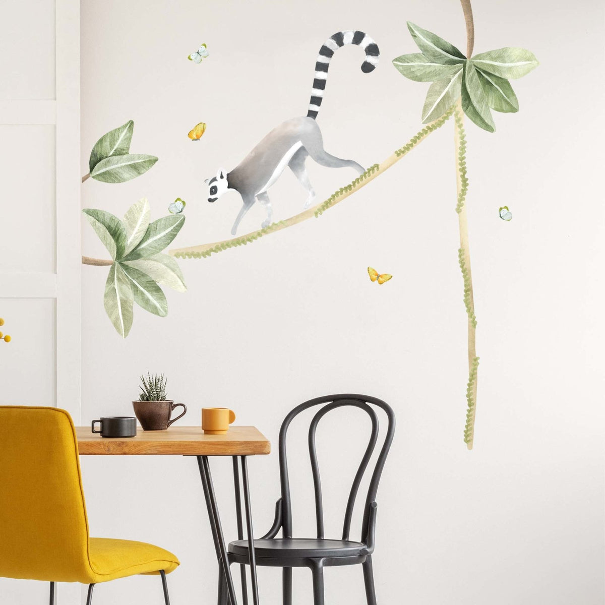 Climbing Lemur wall decals, plastic-free and easy to install — Made of ...