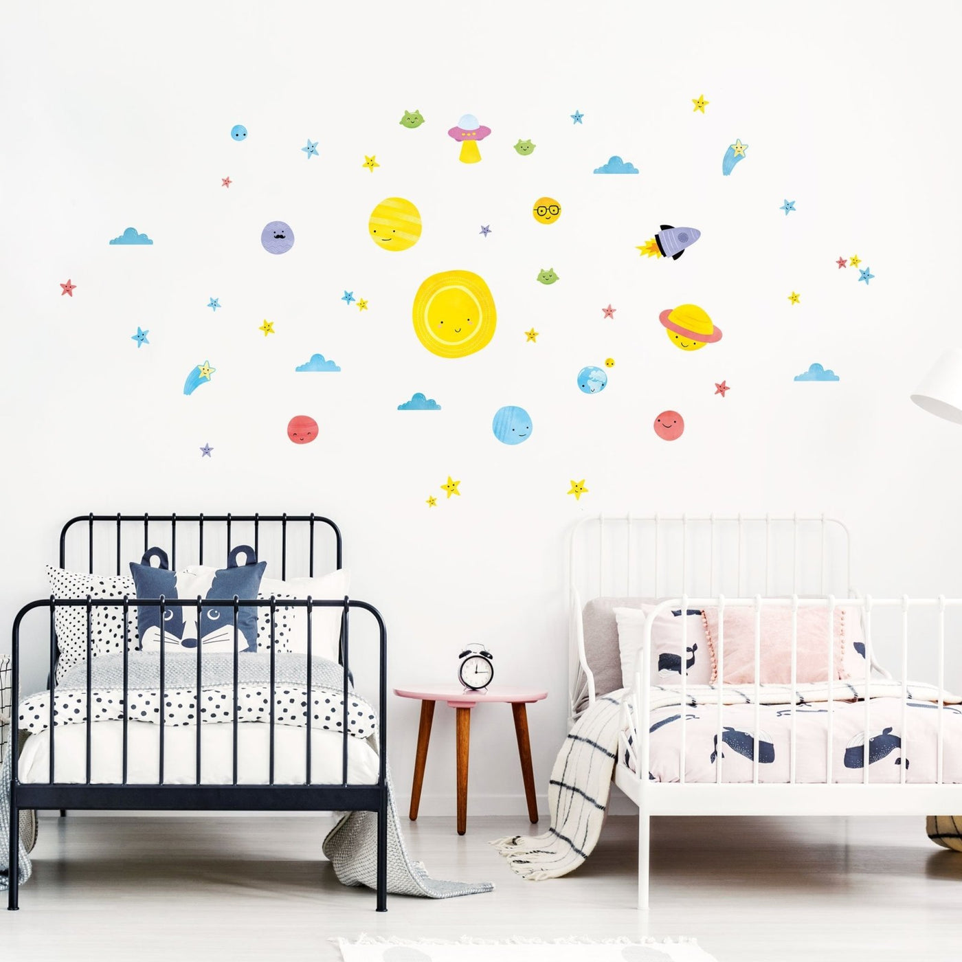 Colorful Solar System Wall Stickers, plastic-free and easy to use ...
