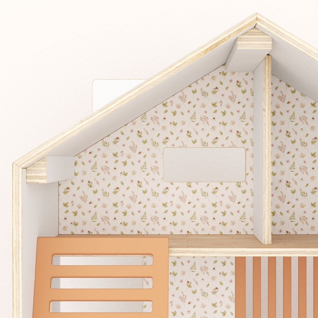 Peel & Stick Dollhouse Wallpaper for dollhouses, room boxes and ...