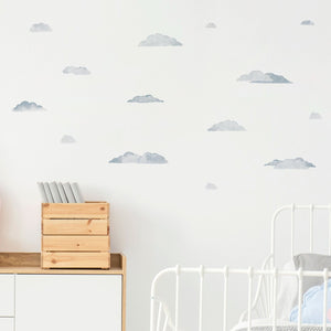 Soft watercolour cloud wall stickers for happy homes — Made of Sundays