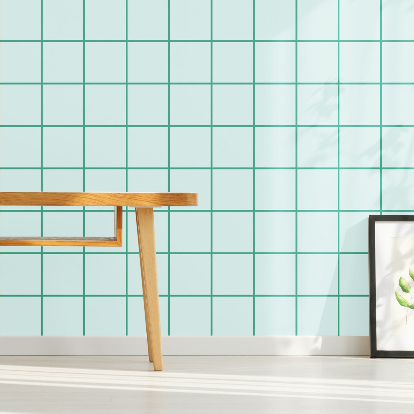 Grid Peel & Stick Half wallpaper for happy homes - Made of Sundays