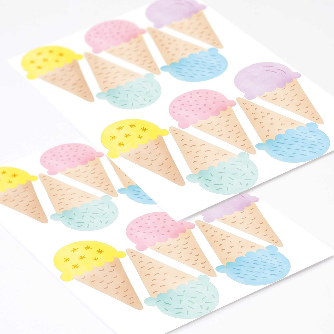 Ice Cream Cone Wall Stickers, plastic-free and easy to install — Made ...