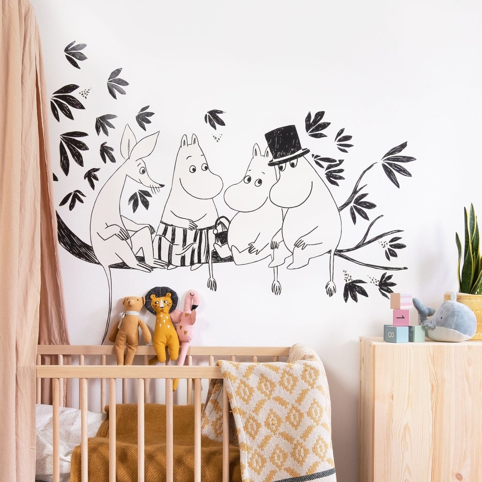 Moomin Wall Stickers and Posters, plastic-free and easy to install ...