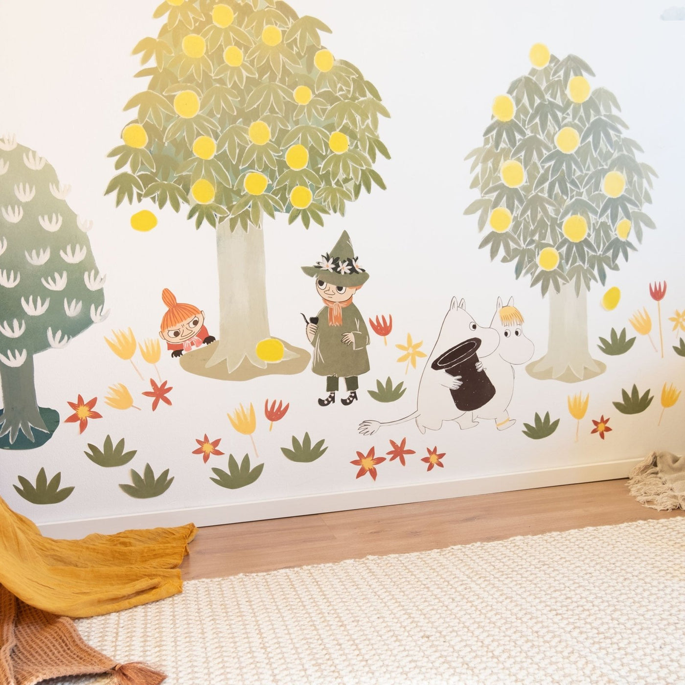 Moomin Forest Wall Stickers, Moomin decals for kids rooms — Made of Sundays