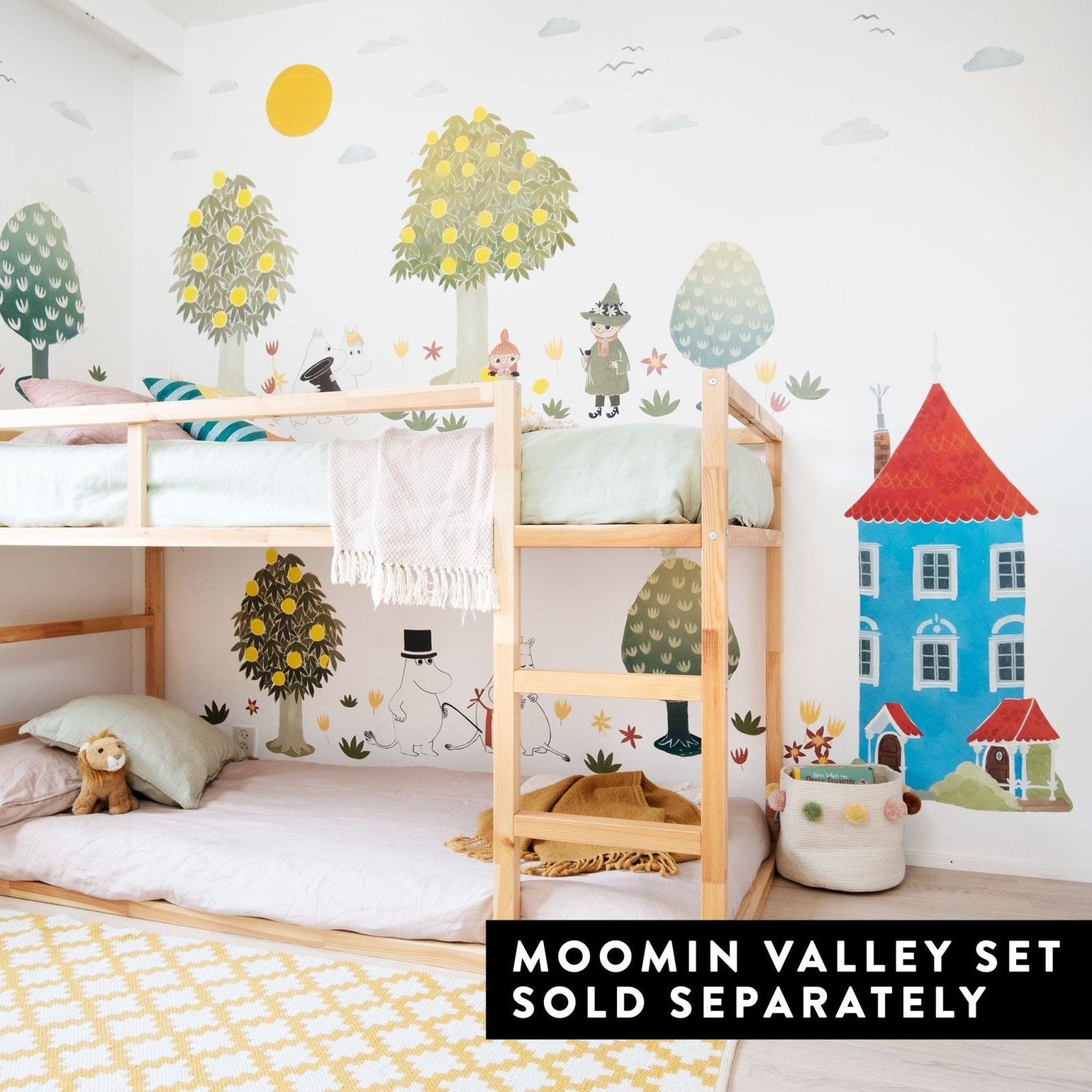 Moomin House Wall Stickers, Moomin decals for kids rooms — Made of Sundays