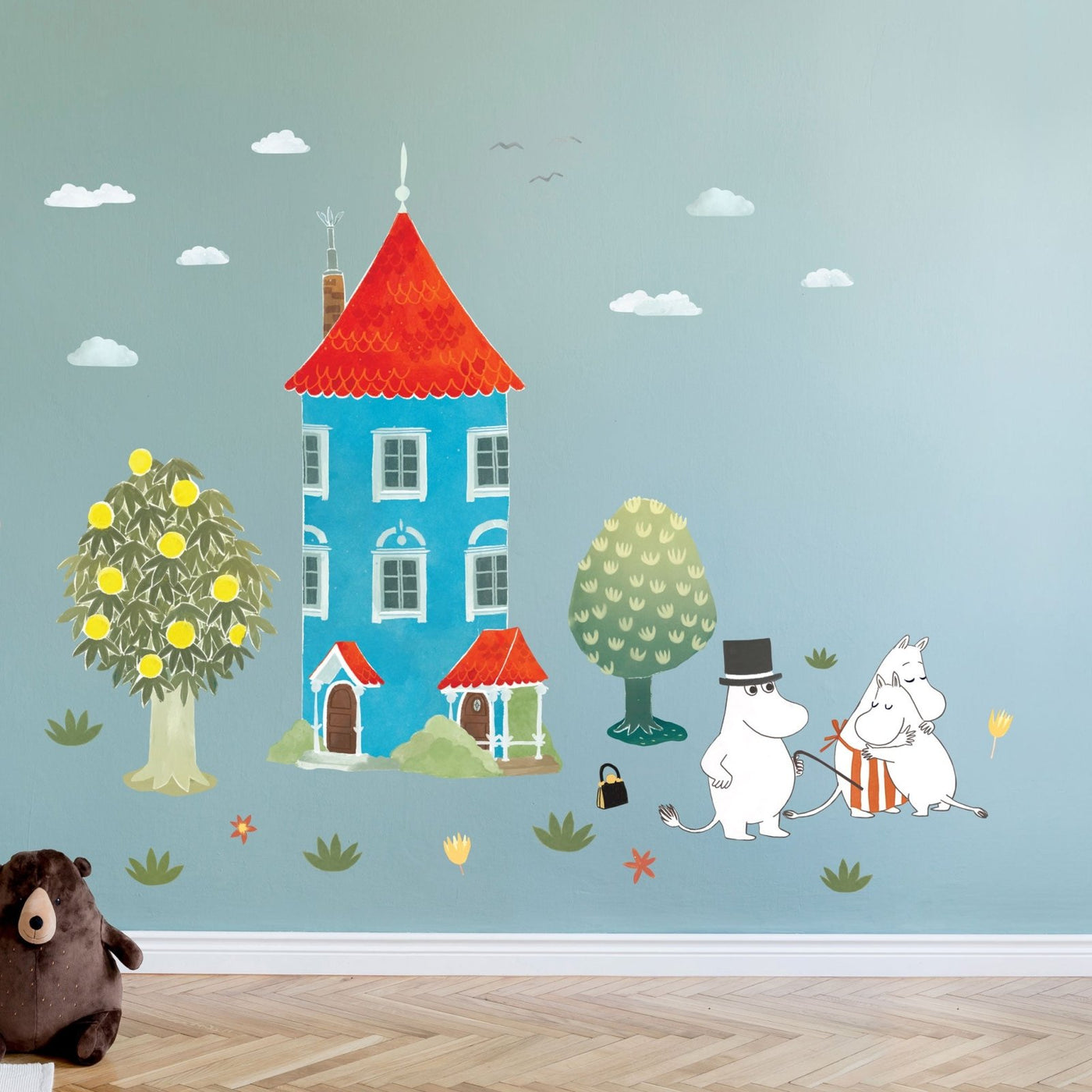 Moomin House Wall Stickers, Moomin decals for kids rooms — Made of Sundays