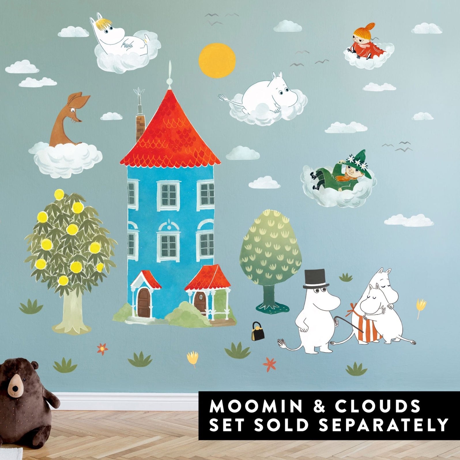 Moomin House Wall Stickers, Moomin decals for kids rooms — Made of Sundays