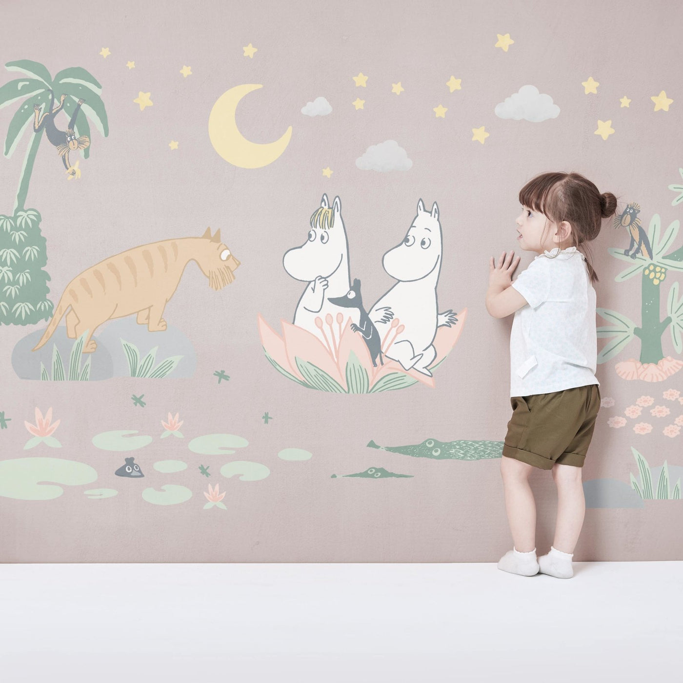 Moomin Jungle Adventure Wall Stickers for Happy Kids rooms — Made of ...