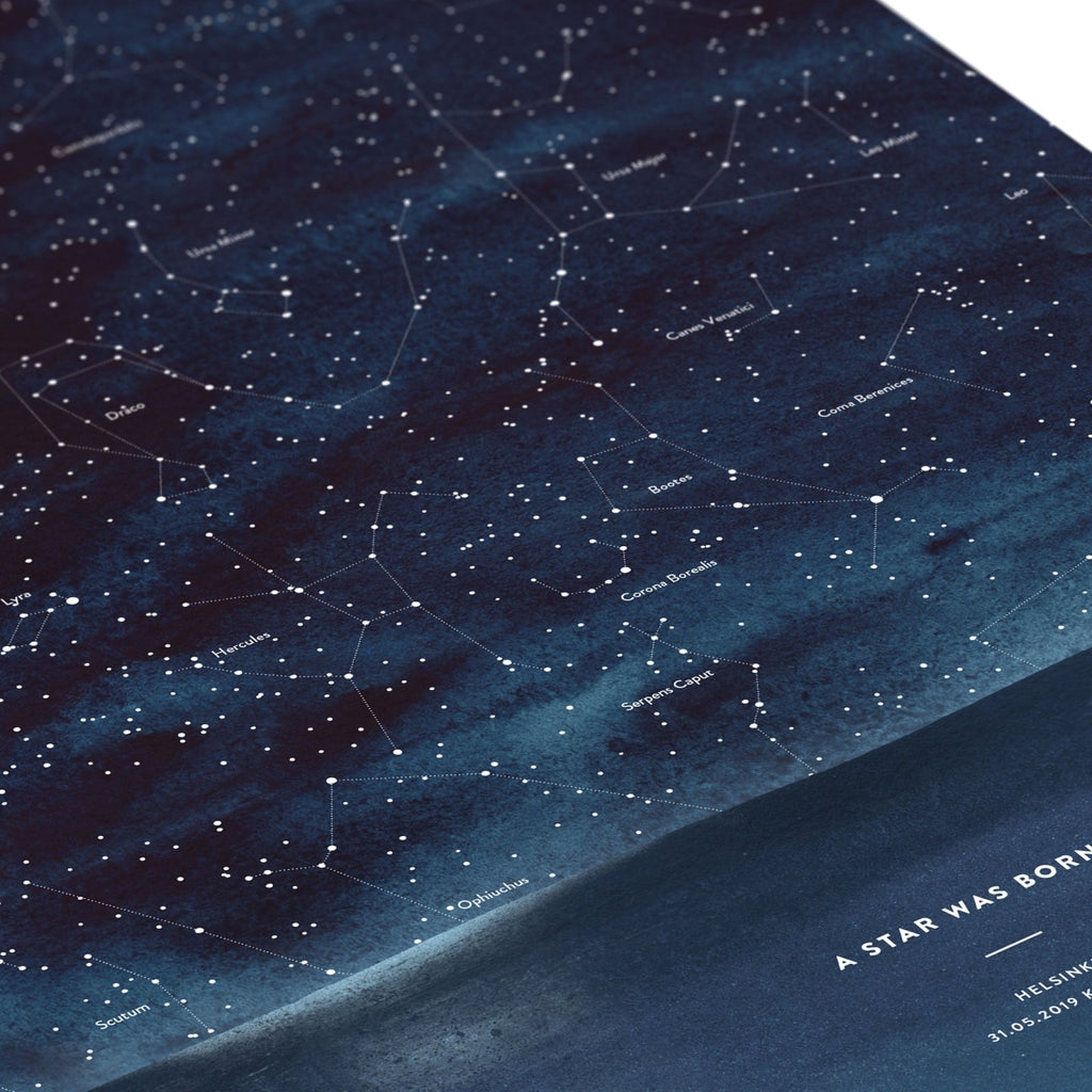 Personalised Star Map Posters — Made of Sundays