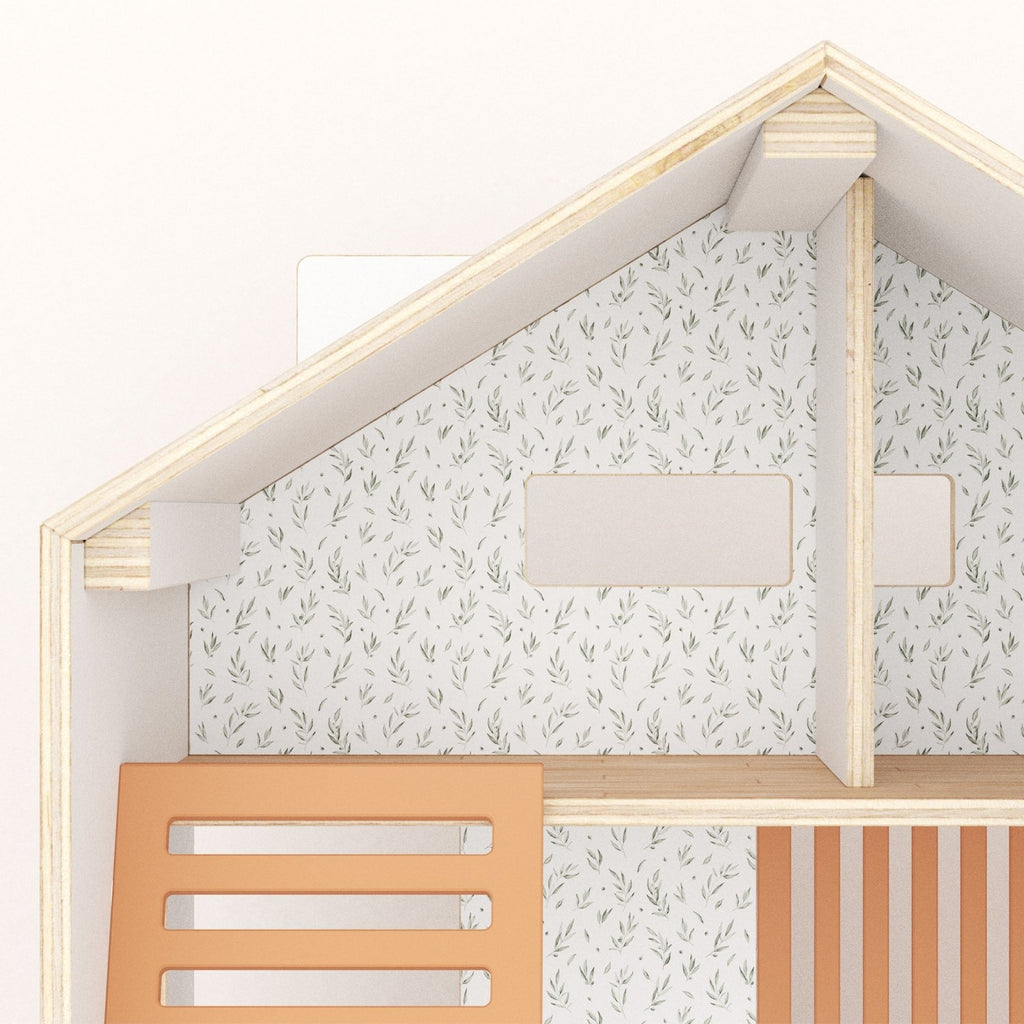 Peel & Stick Dollhouse Wallpaper for dollhouses, room boxes and ...