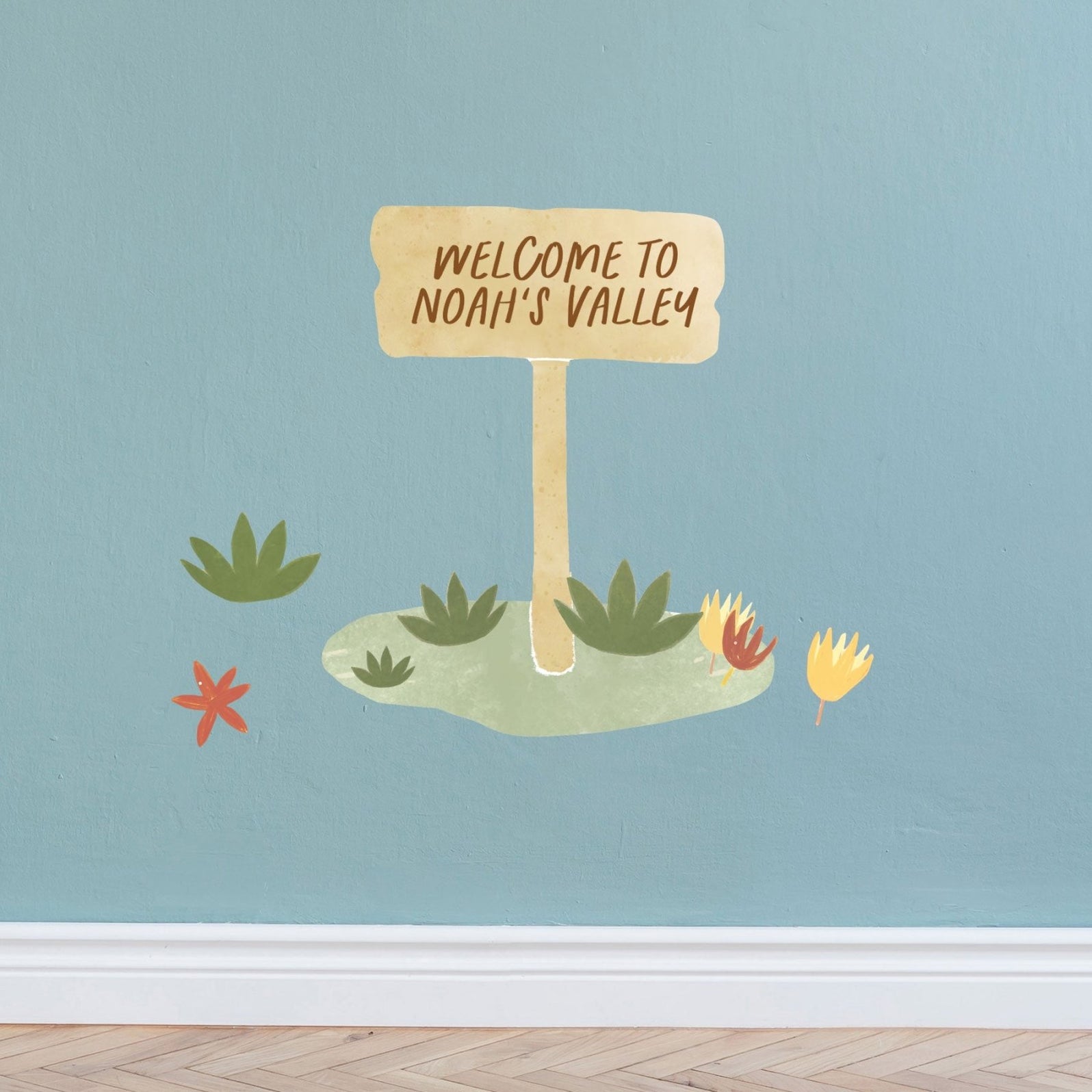 Panneau nominatif pour la Vallée des Moomins, Autocollant mural ...