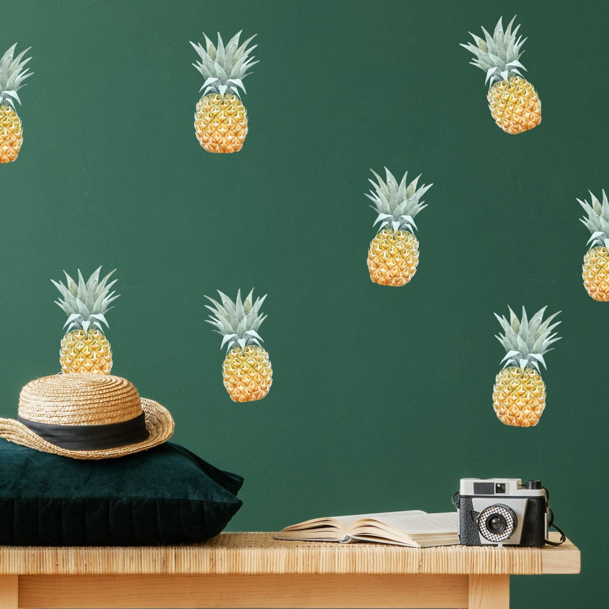 Beautiful pineapple wall decals for happy homes - Made of Sundays