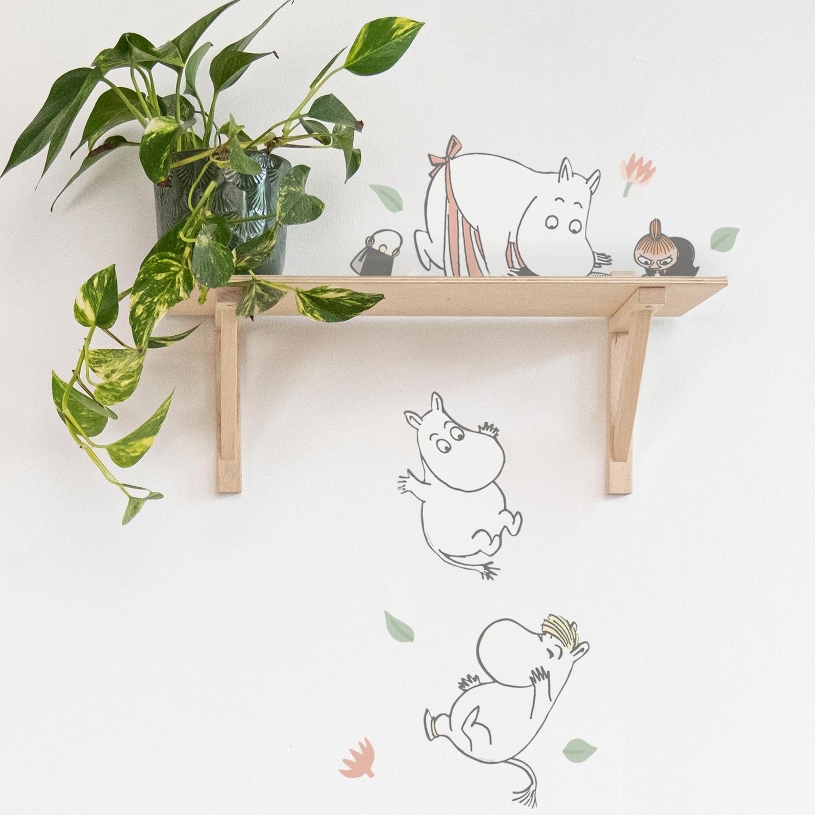 Moomin Wall Stickers and Posters, plastic-free and easy to install ...