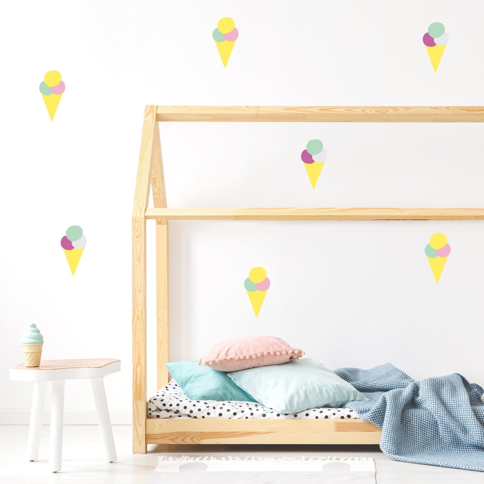Pop Ice cream Stickers for walls, Cute interior decor — Made of Sundays