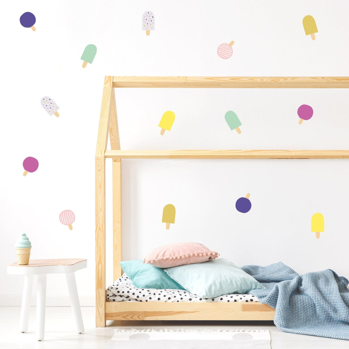 Pop Popsicle Stickers for walls, Cute interior decor — Made of Sundays