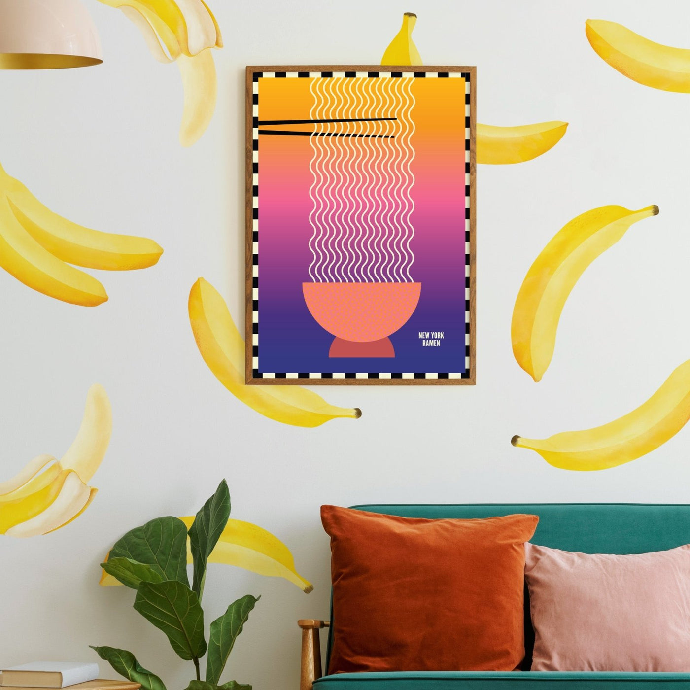 Personalised Ramen Shop Poster, Abstract Wall Art — Made of Sundays