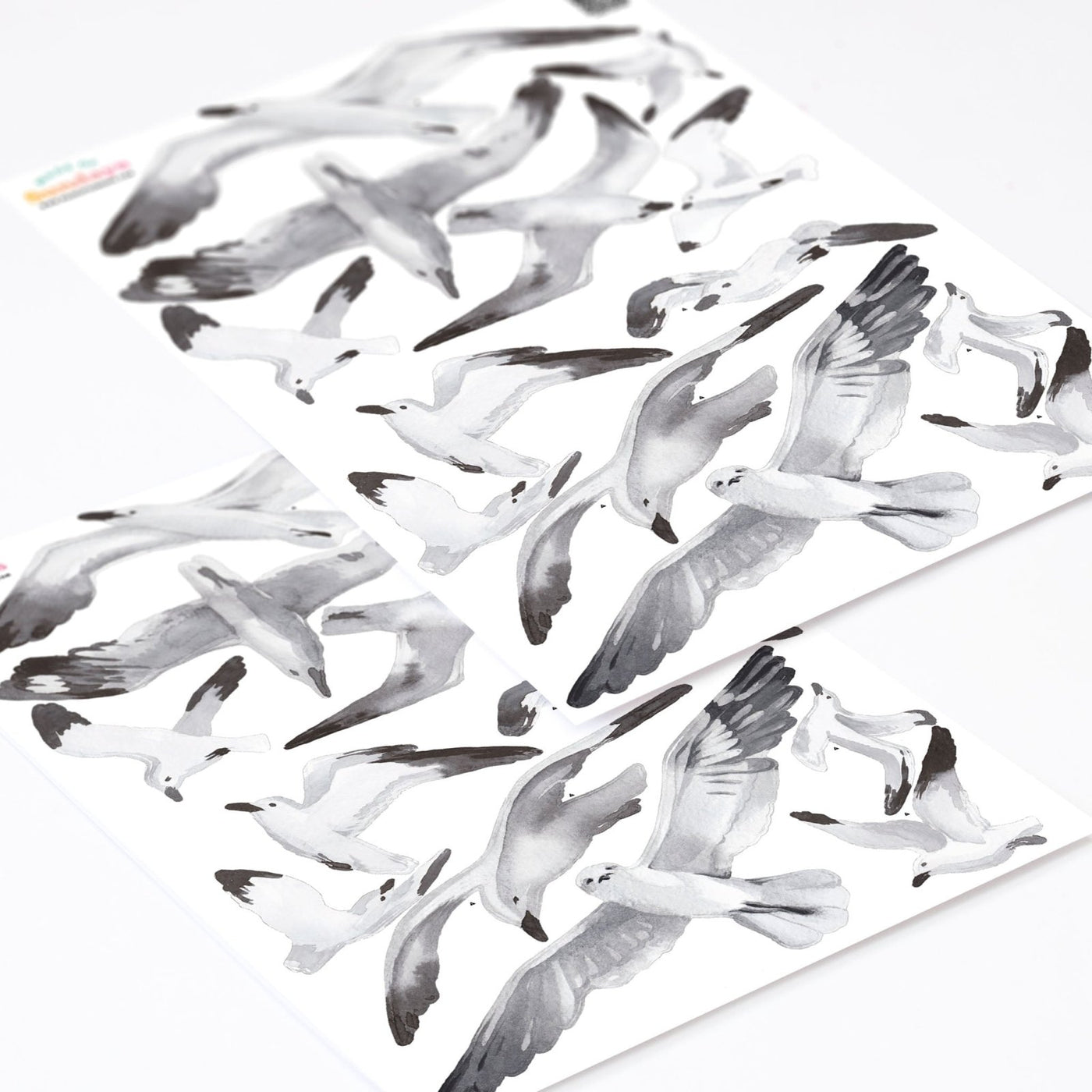Seagull Wall Stickers, plastic-free and easy to install — Made of Sundays