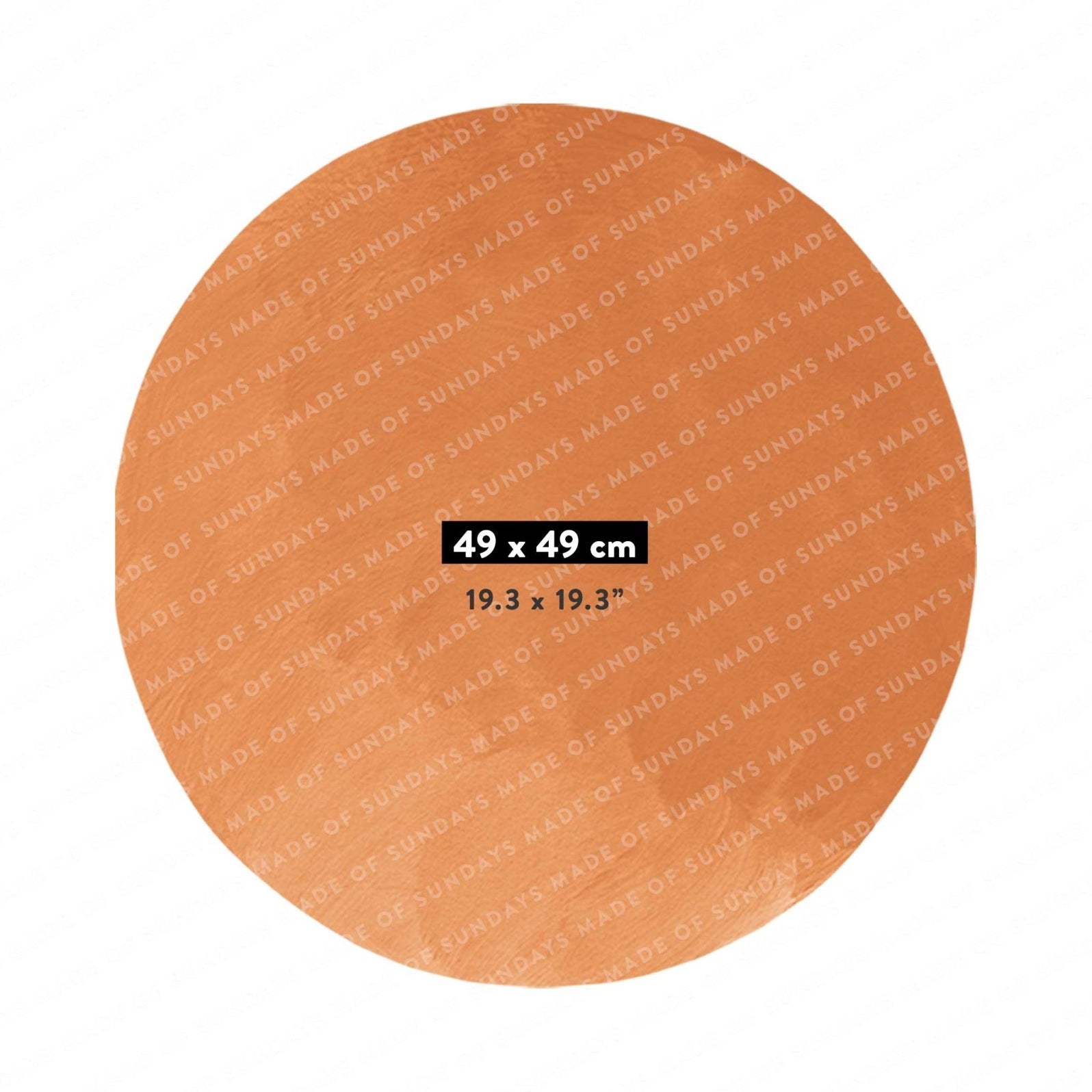 Small Abstract Circle wall sticker with beautiful texture, plastic-free ...