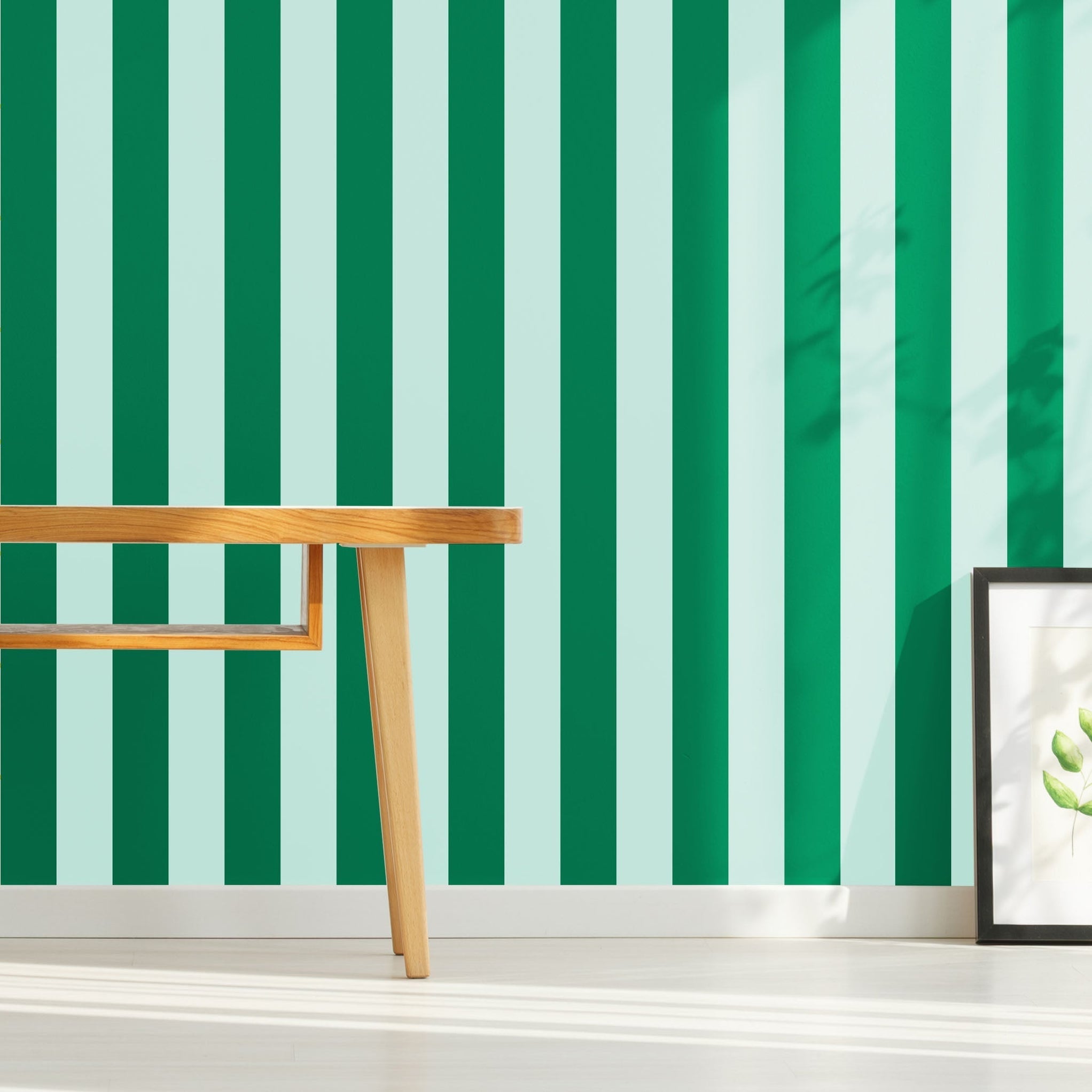 Striped Peel & Stick Half wallpaper for happy homes - Made of Sundays