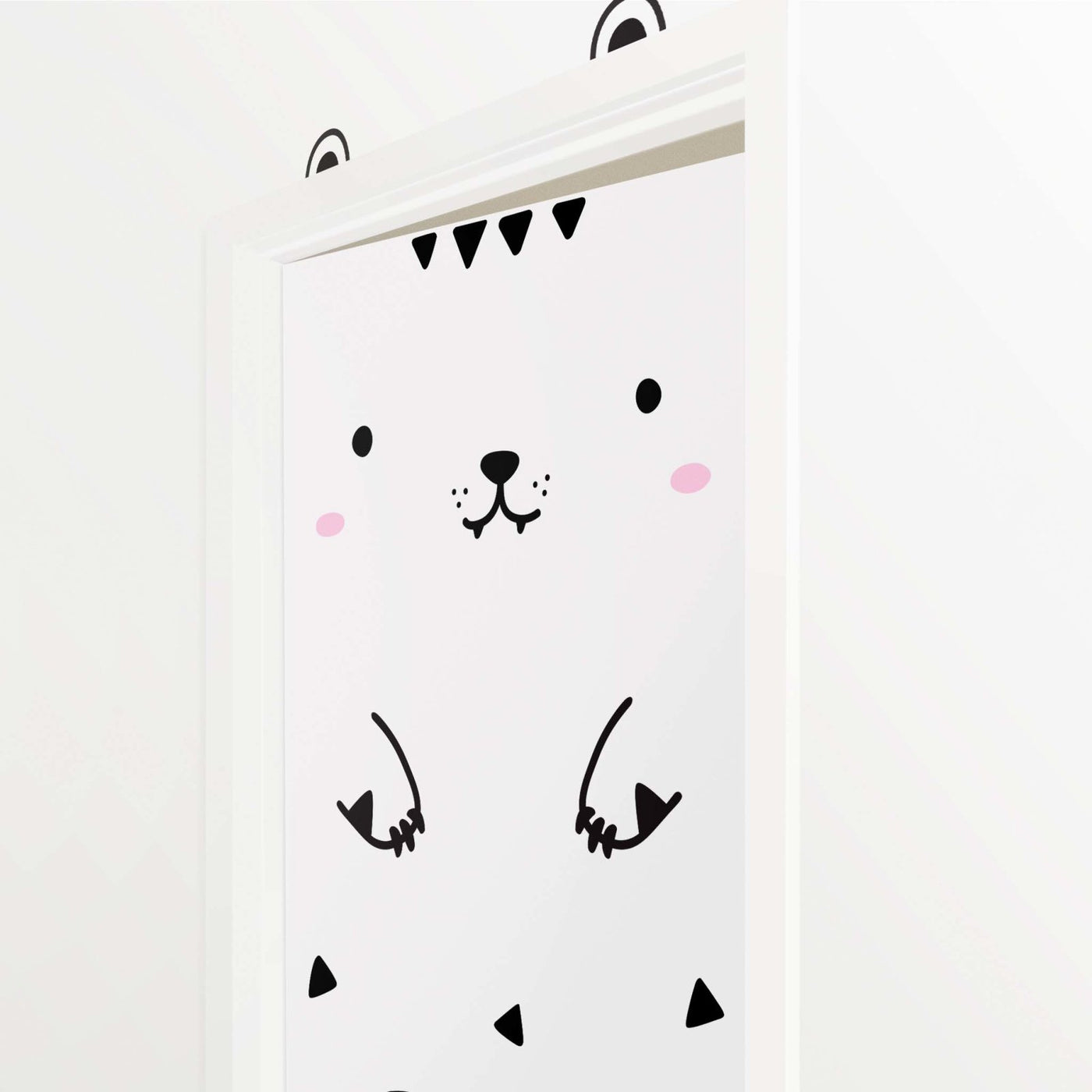 Tofu the Tiger, Door Sticker — Made of Sundays