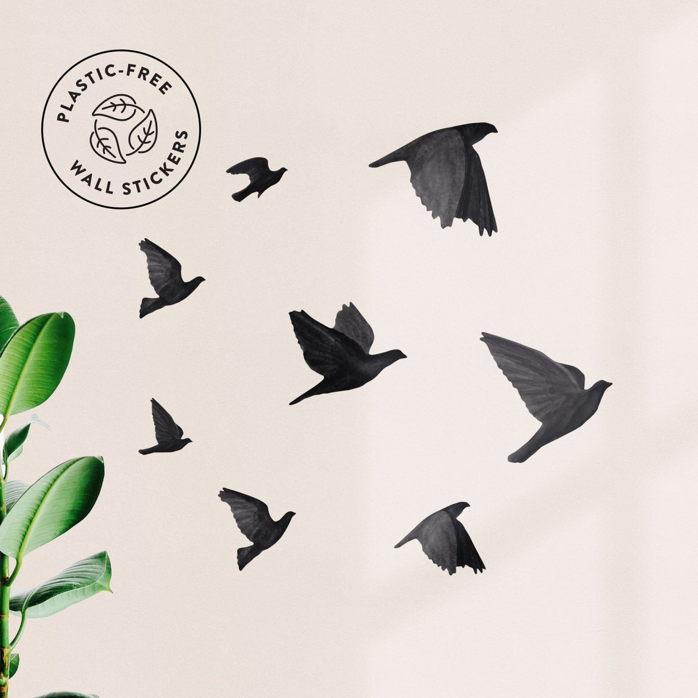 Beautiful Watercolor Bird wall decals for kids rooms and living spaces ...