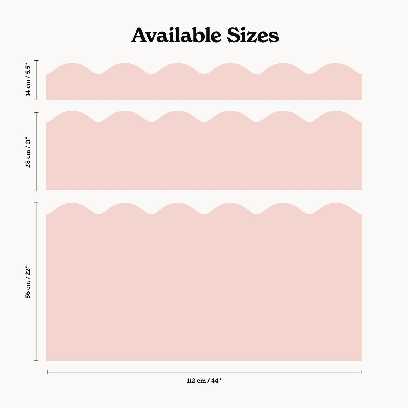 Wave Borders, Peel and Stick Wallpaper Borders for easy diy decor ...