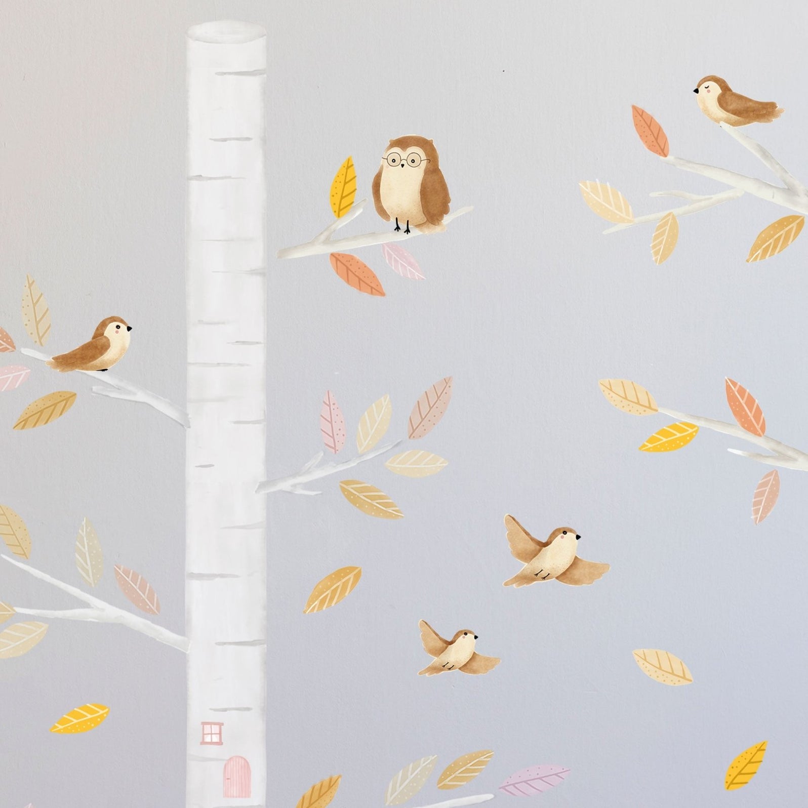 Beautiful forest and animals wall decals for kids room decor — Made of ...